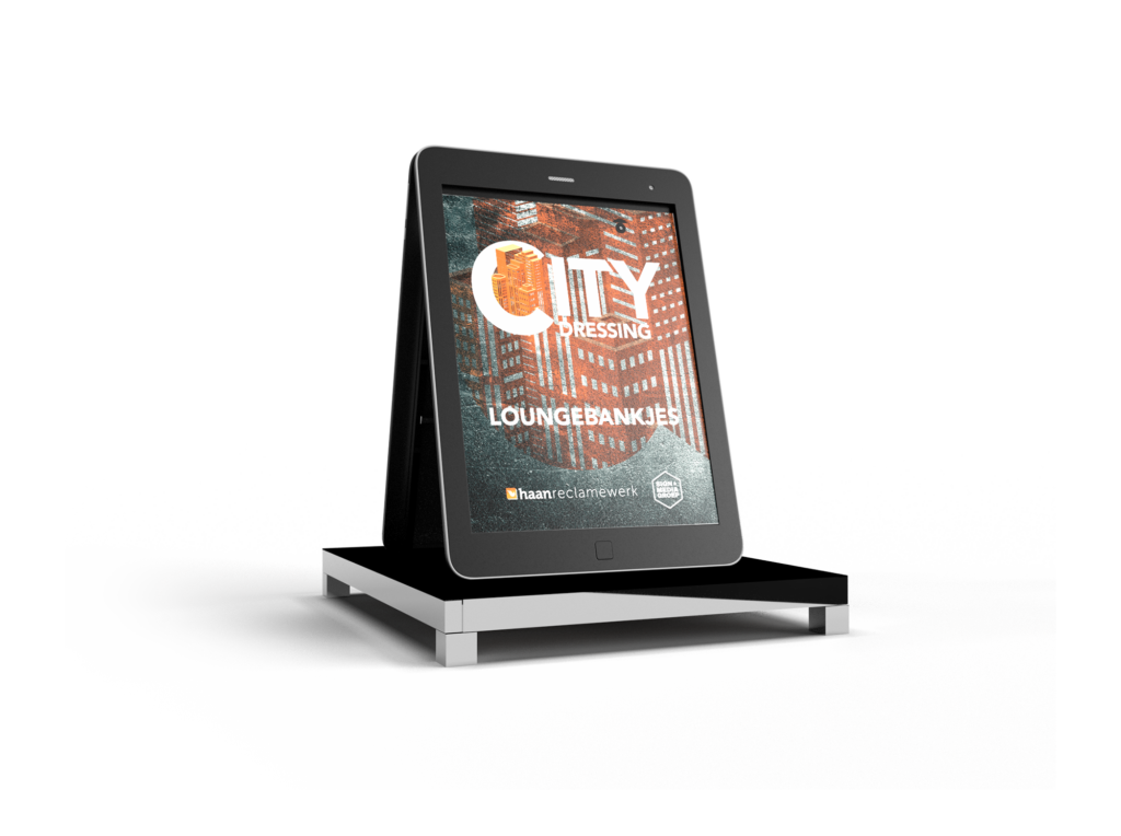Tablet Sign - City Dressing